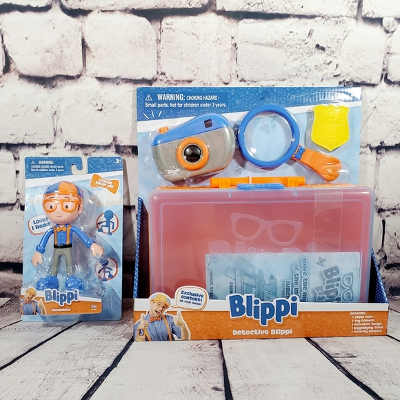 Toys | Blippi Detective Kit Bendable Action Figure | Poshmark